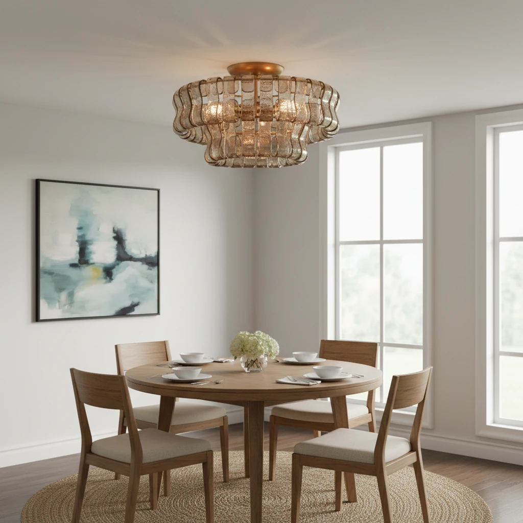 Ghiaccio Italian Glass Chandelier| Lucia Living